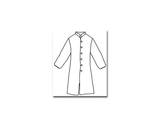 Lab Coats, Tyvek®, Snap Front, No Pockets, Elastic Wrists, Mandarin ...