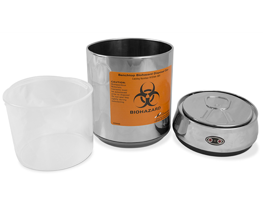 Bench Top Biohazard Disposal System | Bel-Art- MG Scientific