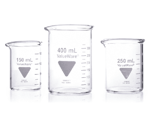 ValueWare Low Form Heavy Duty Beakers | Kimble- MG Scientific