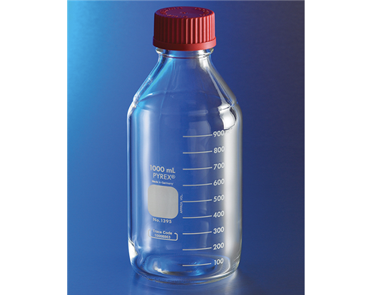 Pyrex Graduated Media Bottles with Cap | Corning- MG Scientific