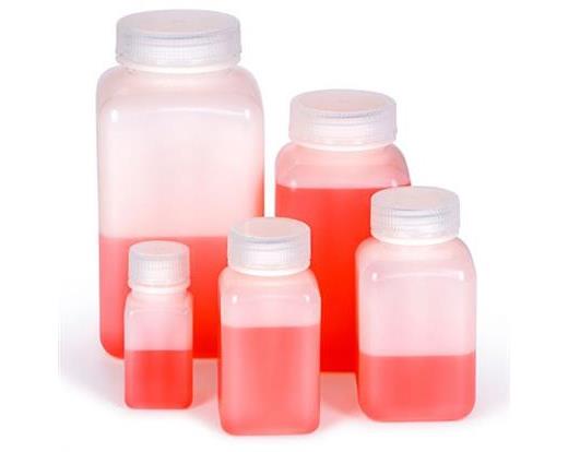 RealSeal Square Laboratory Bottles | Globe- MG Scientific