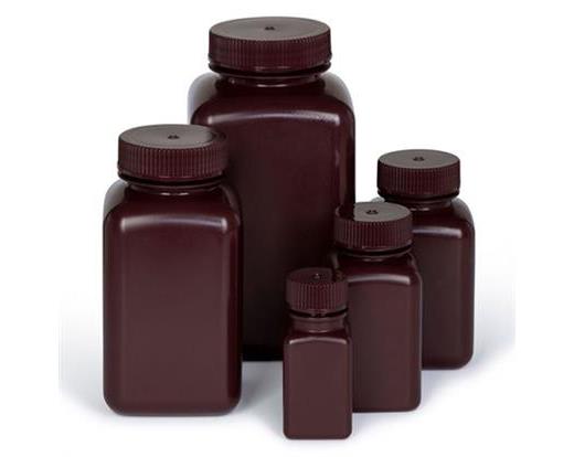 RealSeal Square Laboratory Bottles | Globe- MG Scientific