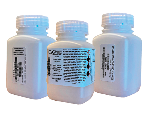 PFAS Method HDPE Bottles | C&G Container- MG Scientific