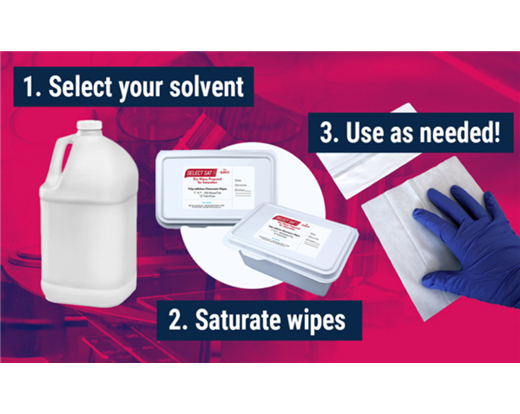 Custom Solvent Cleanroom Wipers | HTConversions- MG Scientific