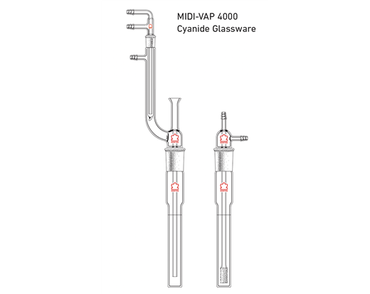 Midi-Vap 4000 Complete Distillation System | Kimble- MG Scientific