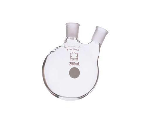 Flask, Distilling, Angled Two Neck Round Bottom Flasks, Kimble