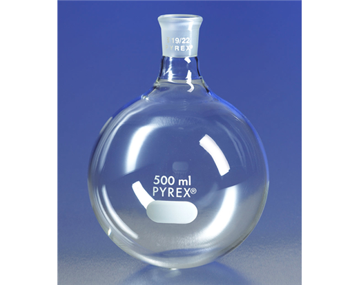 Pyrex Short Neck Boiling Flask | Corning- MG Scientific