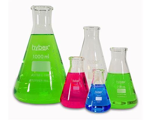 Hybex Erlenmeyer Flasks | Benchmark- MG Scientific Hybex Erlenmeyer Flasks | Benchmark- MG Scientific