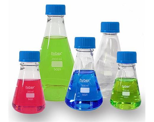 Hybex Erlenmeyer Flasks | Benchmark- MG Scientific Hybex Erlenmeyer Flasks | Benchmark- MG Scientific