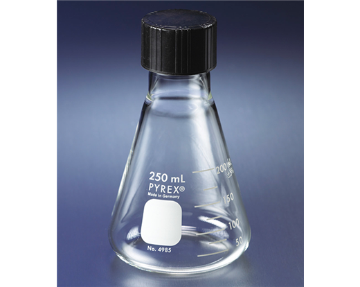 Narrow-mouth Erlenmeyer Flasks with Caps | Corning- MG Scientific