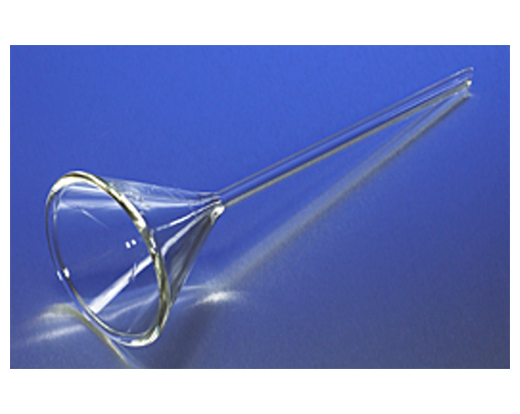 Pyrex Long Narrow Stem Funnels | Corning- MG Scientific