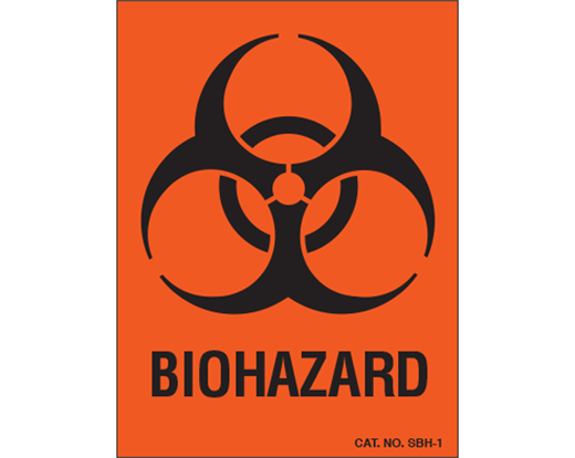 Biohazard Warning Identification Labels | Shamrock- MG Scientific