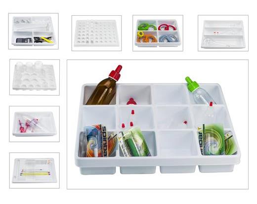 Lab Drawer Compartment Trays | Bel-Art- MG Scientific