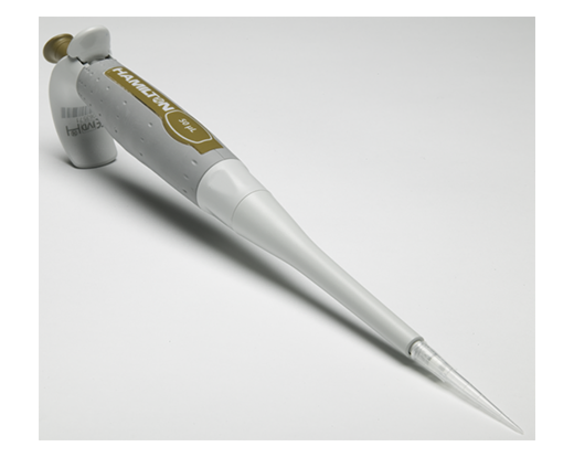 Single-channel, SoftGrip Fixed Volume Pipettors | Hamilton- MG Scientific