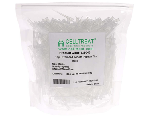 Bulk Packed Pipette Tips | Celltreat- MG Scientific