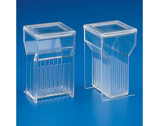 Slide Staining Jar and Tray with Lid | Dynalon- MG Scientific