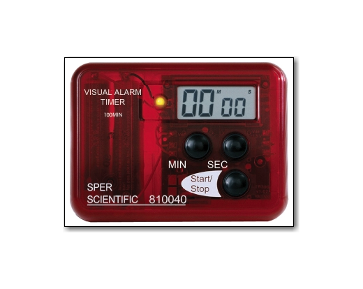 99 Minute Visual Alarm Timer | Sper Scientific- MG Scientific