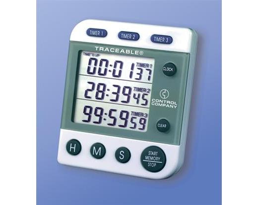 Timer, Three-Line Alarm, Traceable®