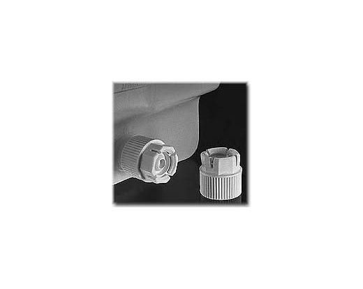 6423 Spigot Closure, white polypropylene lock nut, and TPE plug ...