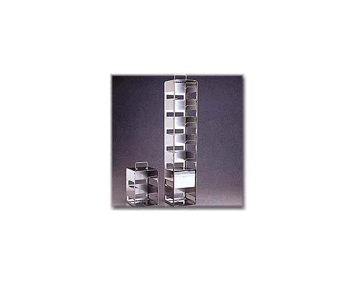 DS5037 stainless steel Vertical Cryobox Rack | Nalgene- MG Scientific