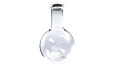 PYREX Flat Bottom Long Neck Boiling Flask | Corning- MG Scientific