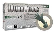 Dura Flock® Flock-Lined Industrial-Grade Nitrile Gloves