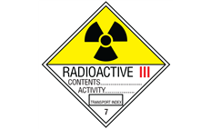Radioactive 3 / 7 Warning Labels | Shamrock- MG Scientific