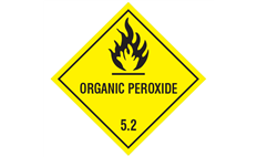 Organic Peroxide, Hazardous Identification Label | Shamrock- MG Scientific