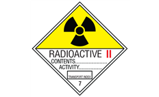 Radioactive 2 / 7 Warning Labels | Shamrock- MG Scientific
