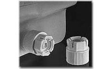 6423 Spigot Closure, white polypropylene lock nut, and TPE plug ...