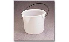 7002 white high-density polythylene Bucket with Graduations with ...