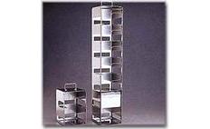 DS5037 stainless steel Vertical Cryobox Rack | Nalgene- MG Scientific