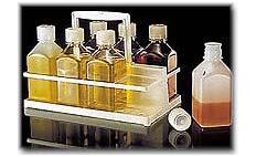 DS5966 White polycarbonate Multi-Bottle Rack | Nalgene- MG Scientific